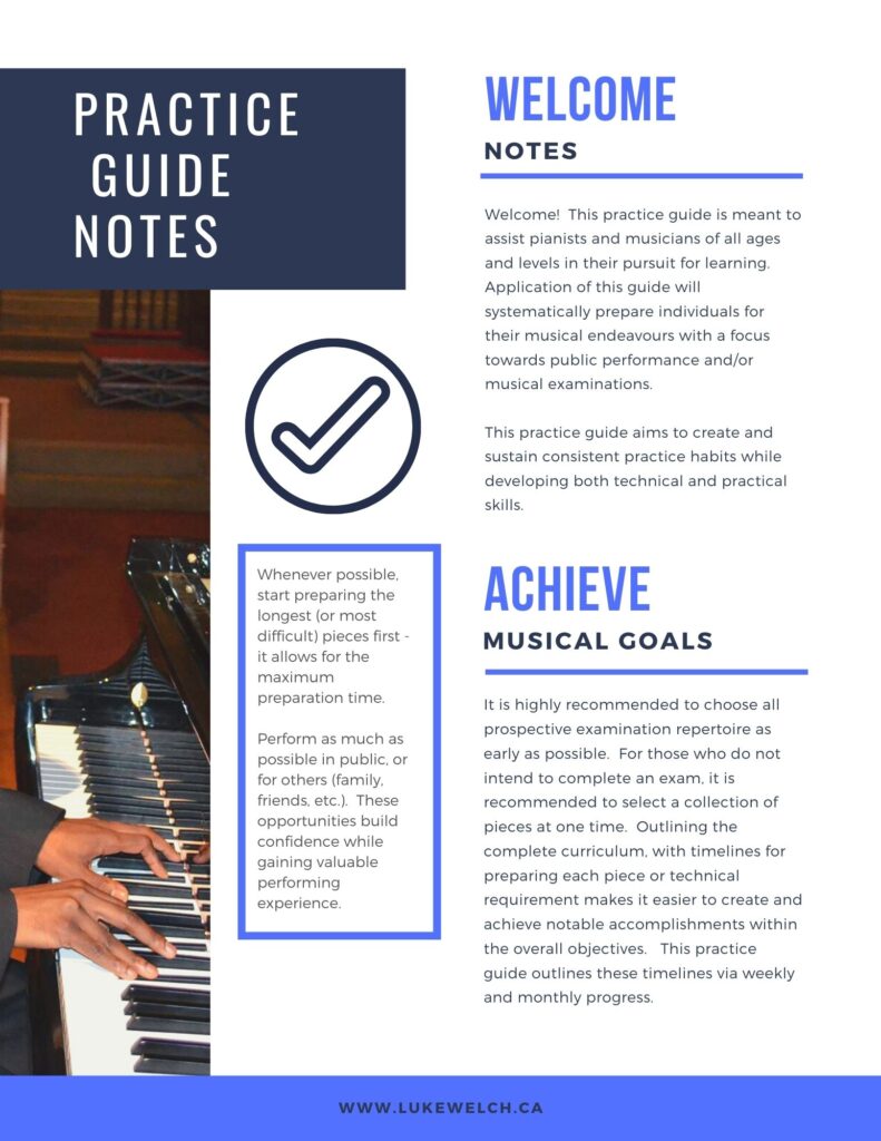 https://lukewelch.ca - Piano Practice Guide: Level 6